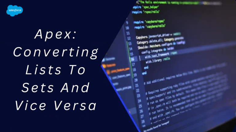 Apex: Converting Lists To Sets And Vice Versa - SFDCian - Best ...