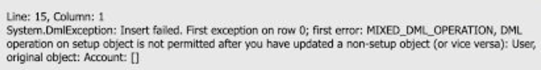 Mixed DML Operation Error in Salesforce - SFDCian - Best Salesforce ...
